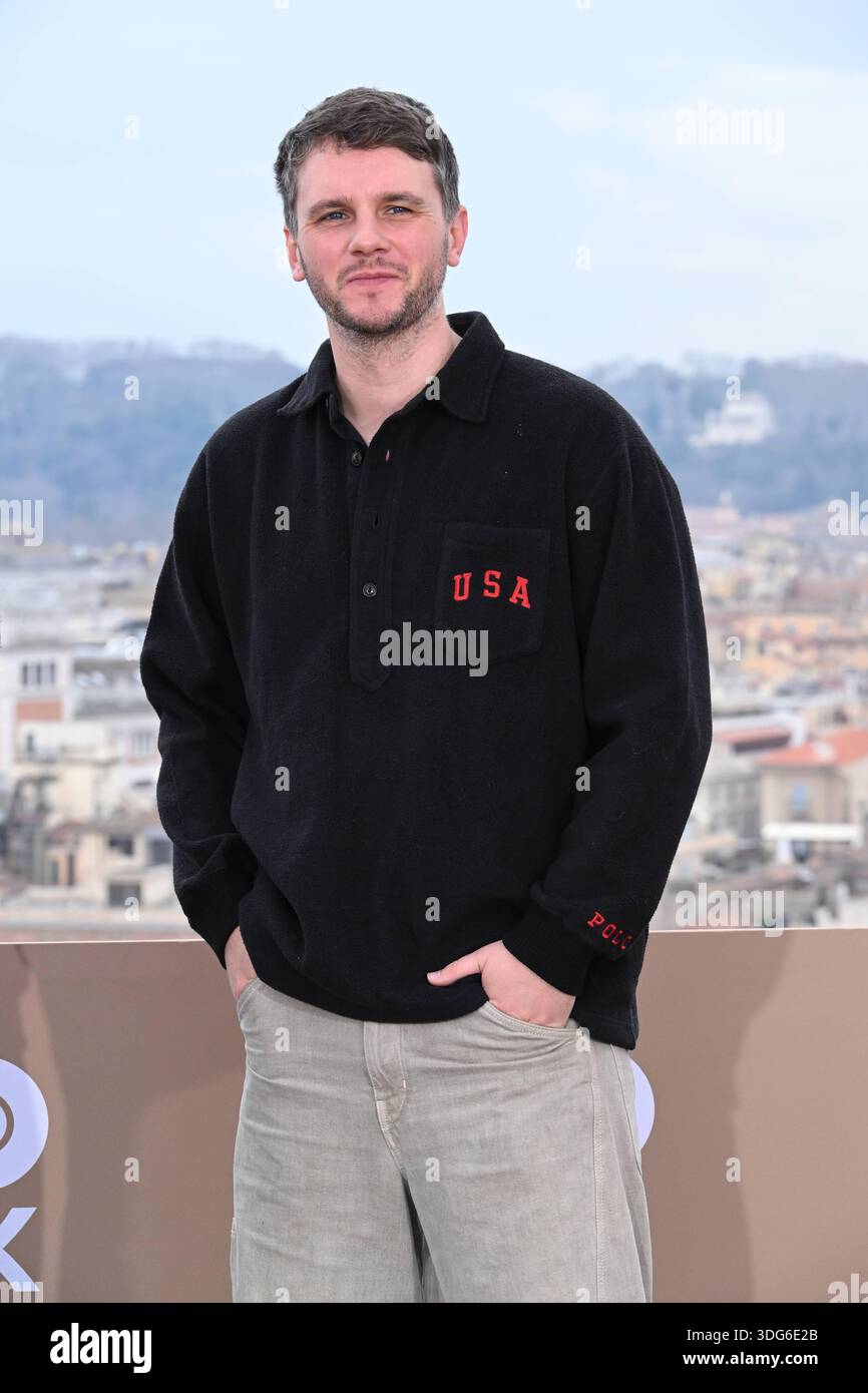 Rome: Hotel De La Ville. HBO Max Italia Photocall. Pictured: Konrad Kay ...