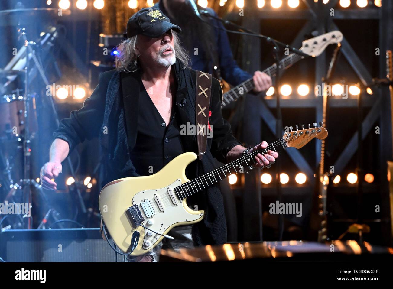 Milan, TV Show "The Eyes of the Musician" - Ricky Portera Stock Photo ...
