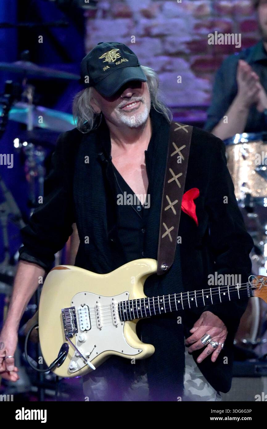 Milan, TV Show "The Eyes of the Musician" - Ricky Portera Stock Photo ...