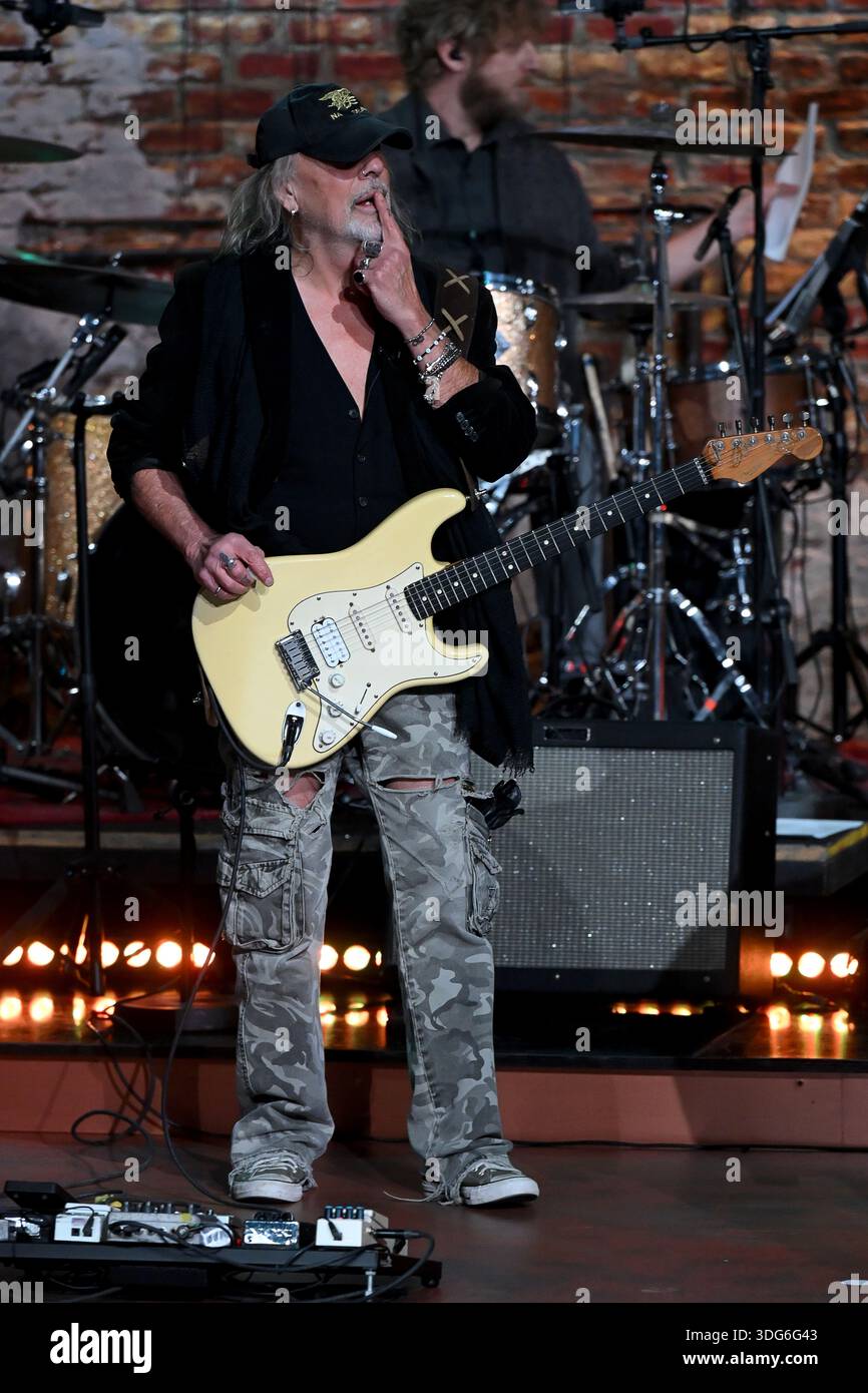 Milan, TV Show "The Eyes of the Musician" - Ricky Portera Stock Photo ...