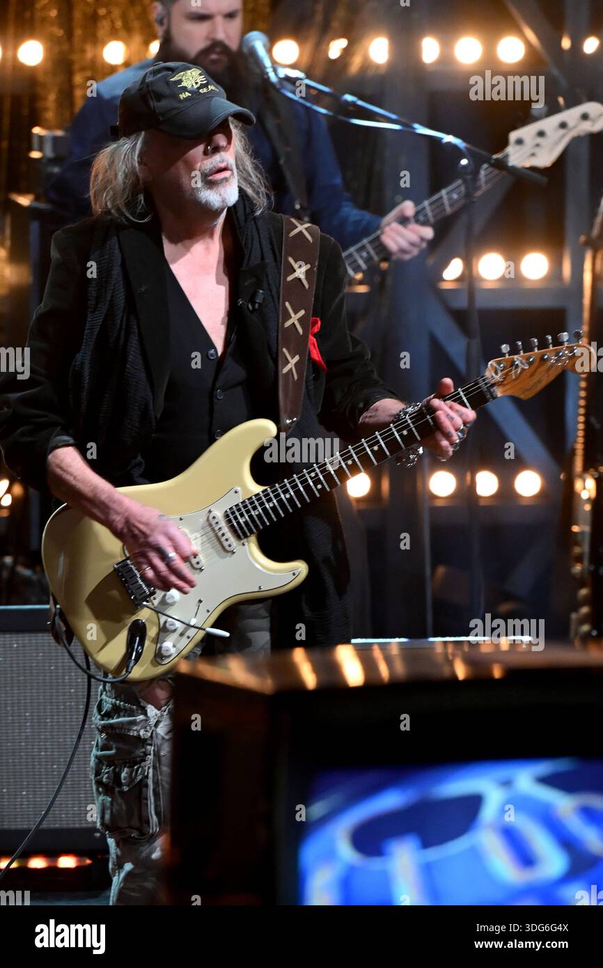 Milan, TV Show "The Eyes of the Musician" - Ricky Portera Stock Photo ...