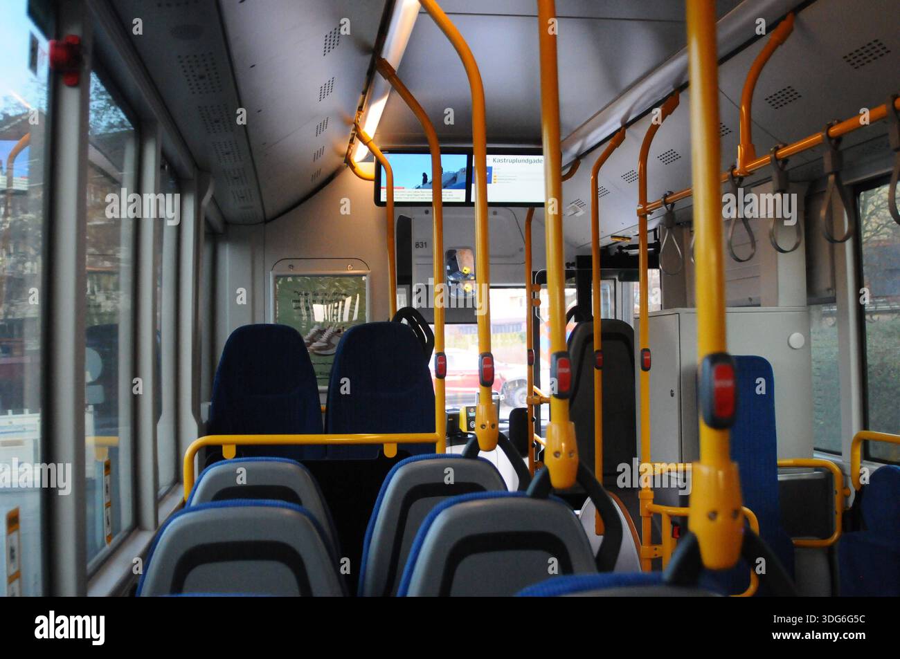 Copenhagen/ DenmarK/15 january 2026/chinese YUTONG bus runs danish ...