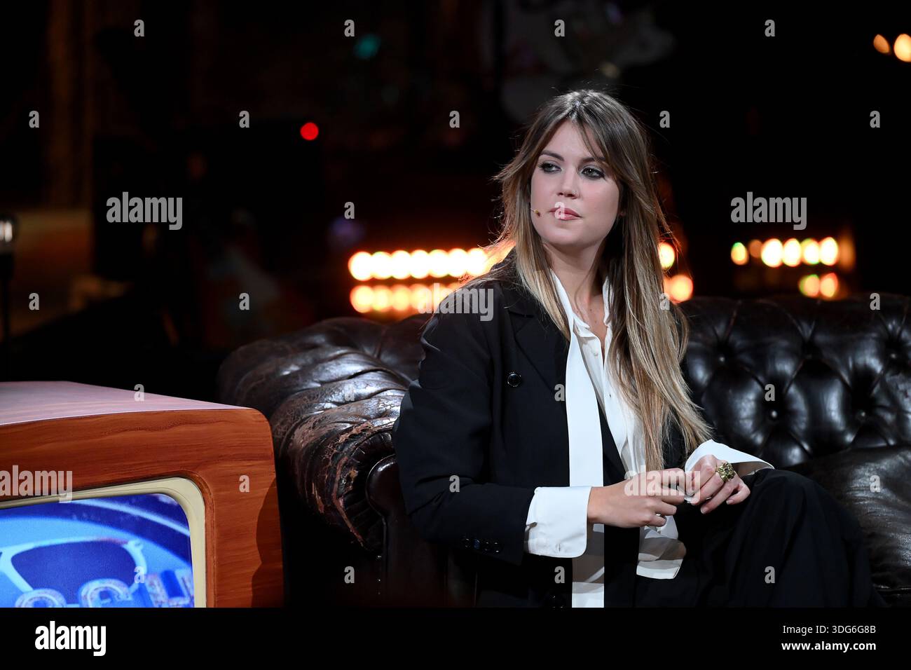 Milan, TV Show "The Musician's Eyes" - Alice De Andrè Stock Photo - Alamy