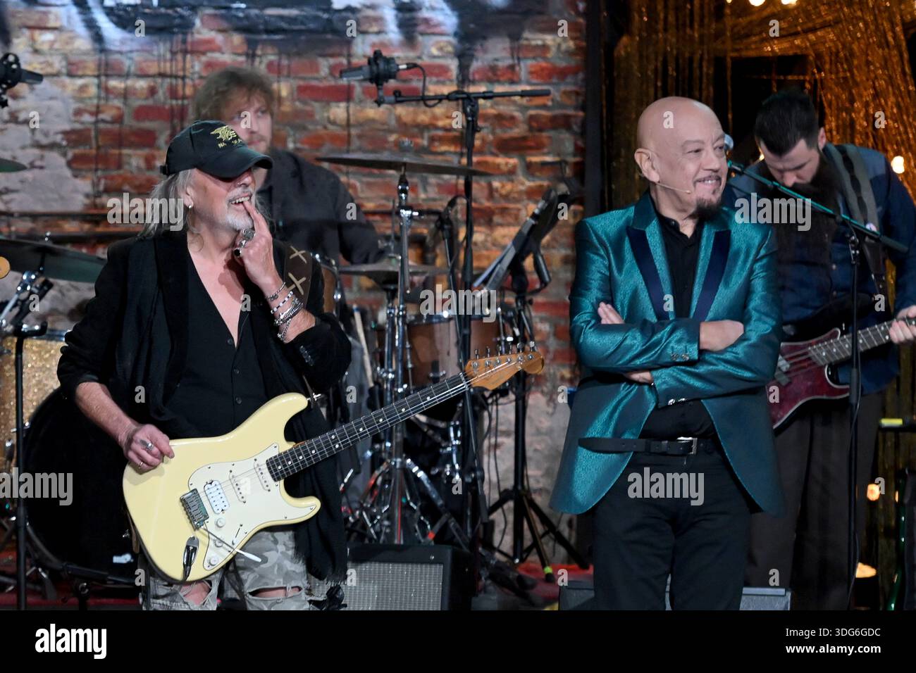 Milan, TV Show "The Eyes of the Musician" - Enrico Ruggeri, Ricky ...