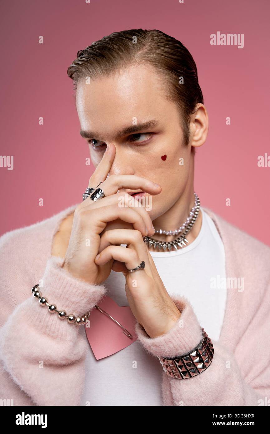 Young unique man showcases hi-res stock photography and images - Alamy