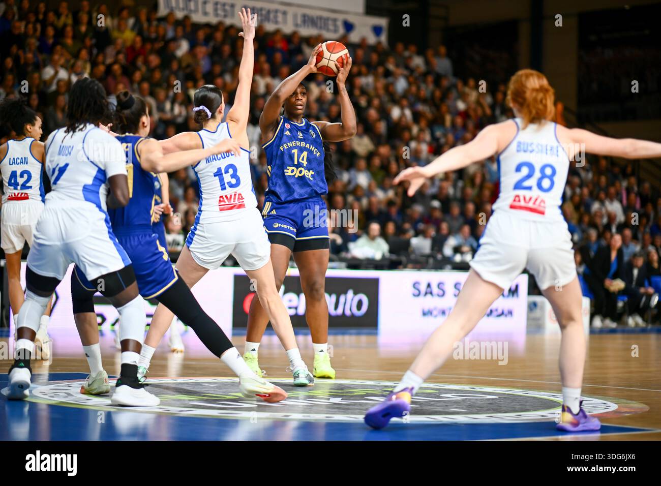 Tilbe Sanyurek of Fenerbahce during the Women's Euroleague match ...