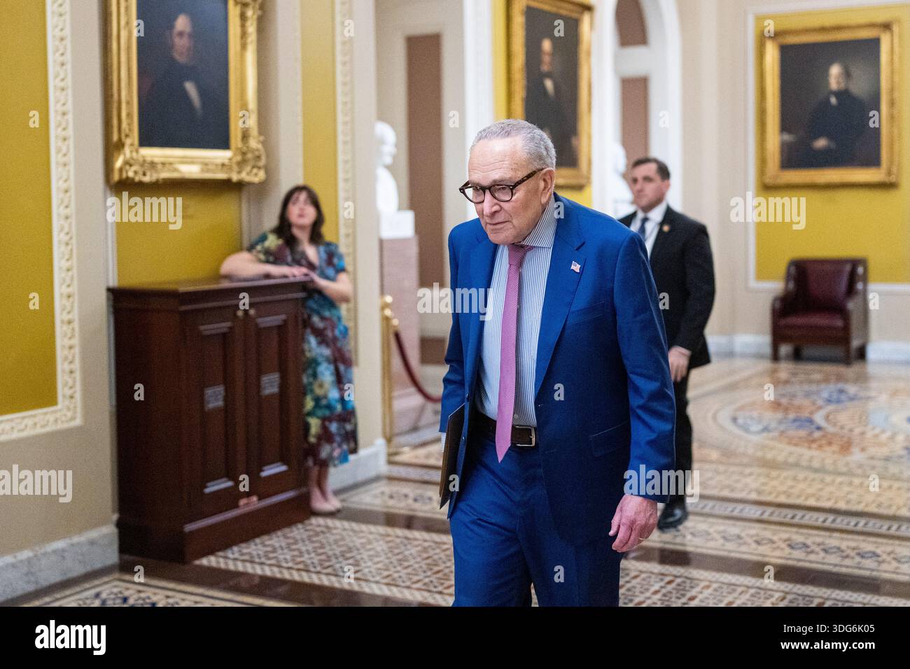 UNITED STATES - JANUARY 15: Senate Minority Leader Chuck Schumer, D-N.Y ...
