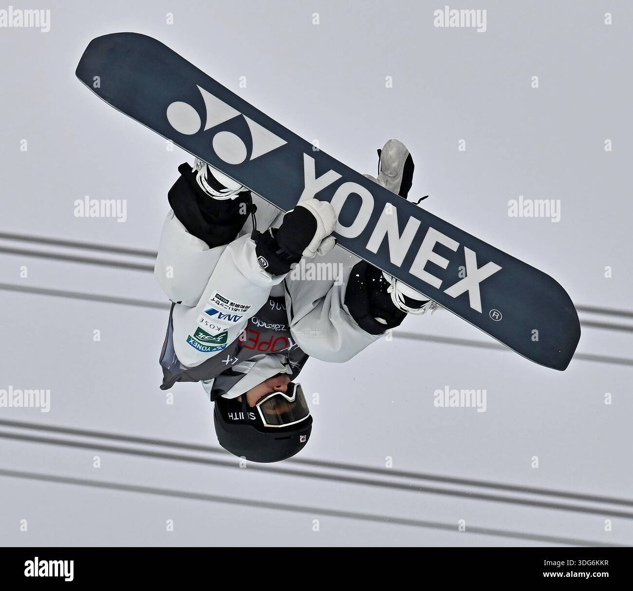 Yuto TOTSUKA of Japan competes during run 2 of the men's snowboard ...