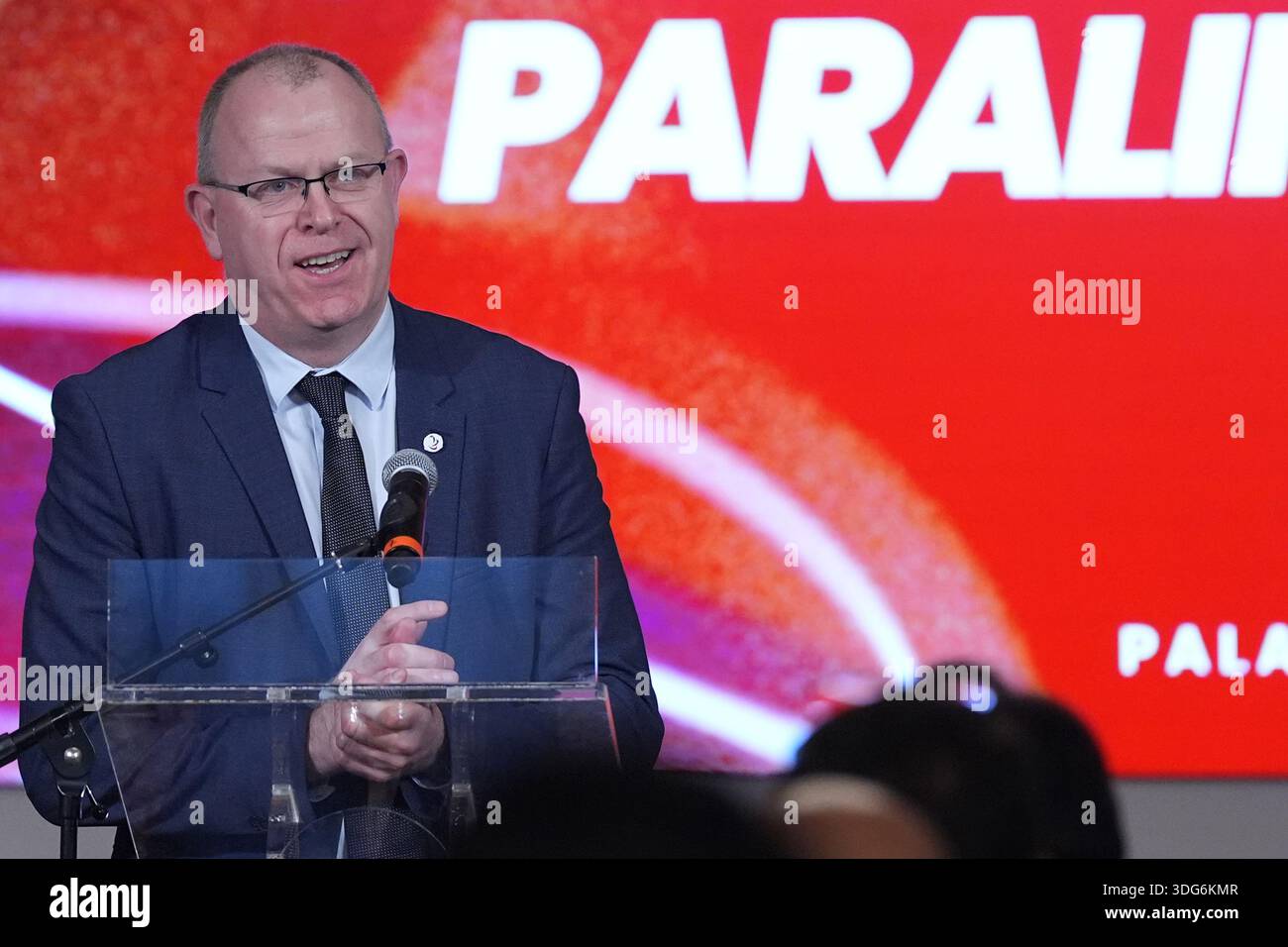 Andrew Parsons during the presentation event of the Milano-Cortina 2026 ...