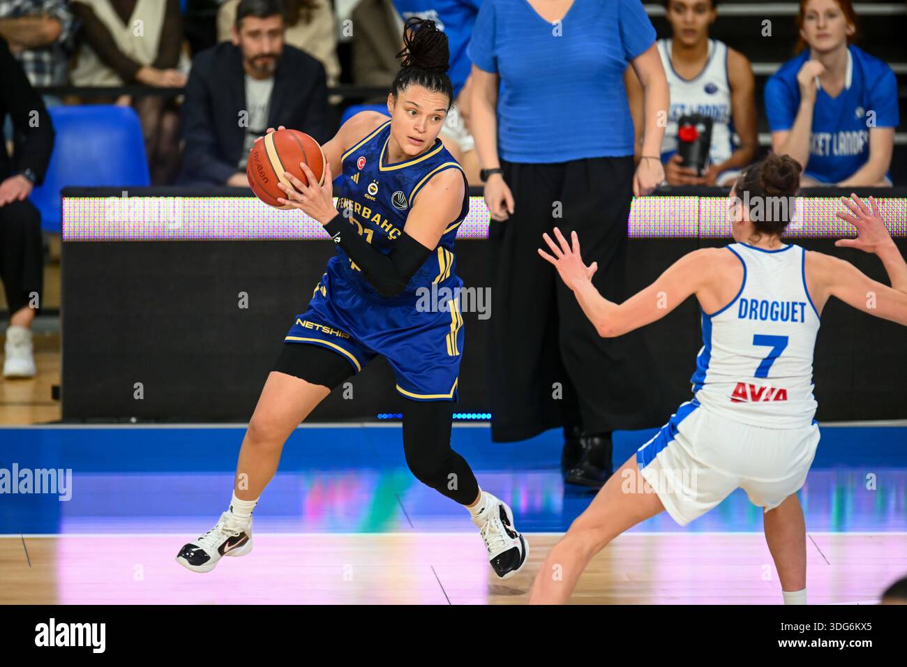 Kayla McBride of Fenerbahce during the Women's Euroleague match between ...
