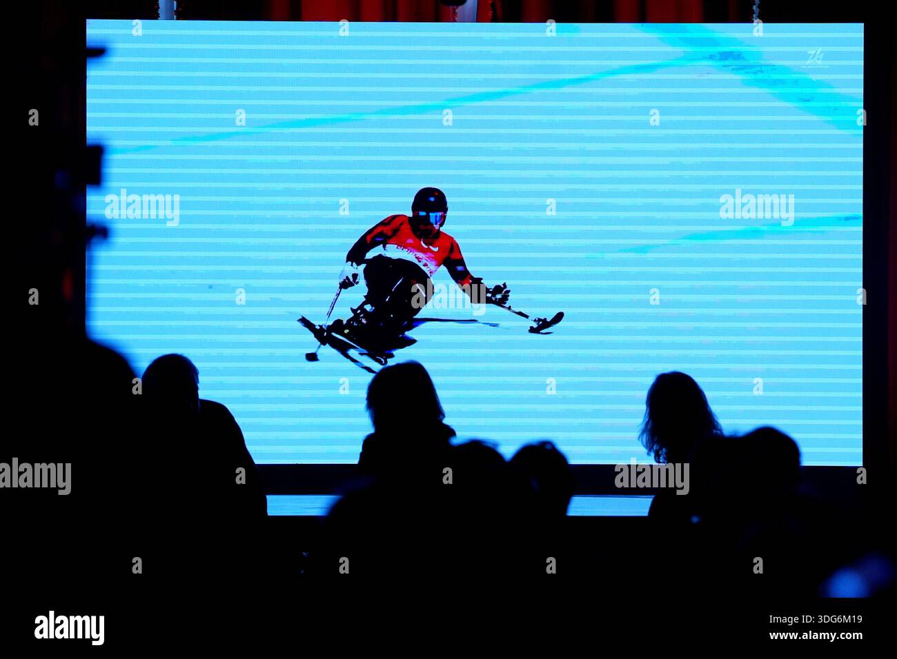 A moment during the presentation event of the Milano-Cortina 2026 ...