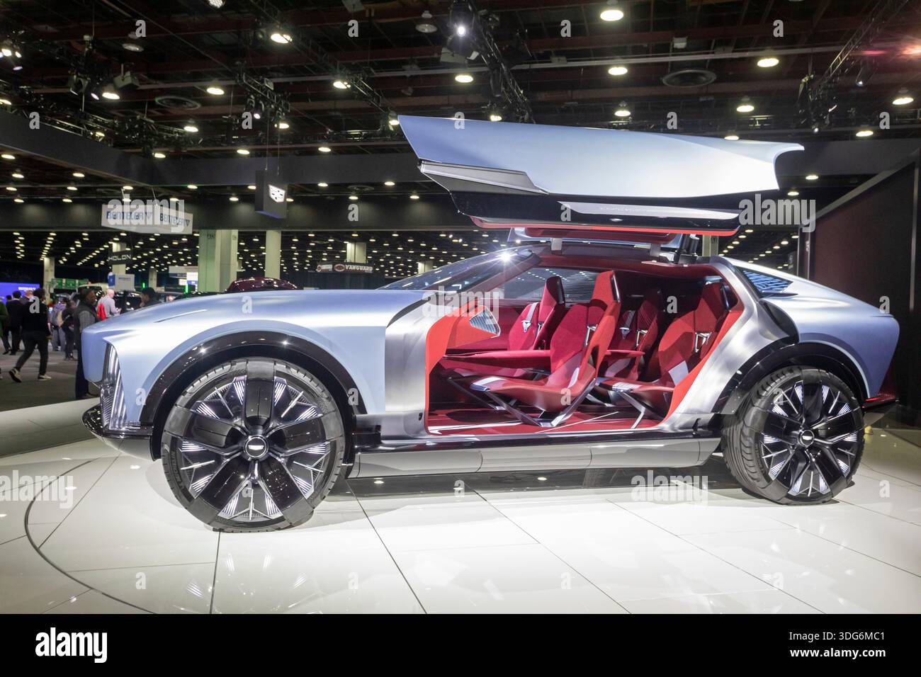 Detroit, Michigan USA - 14 January 2026 - The Cadillac Elevated ...