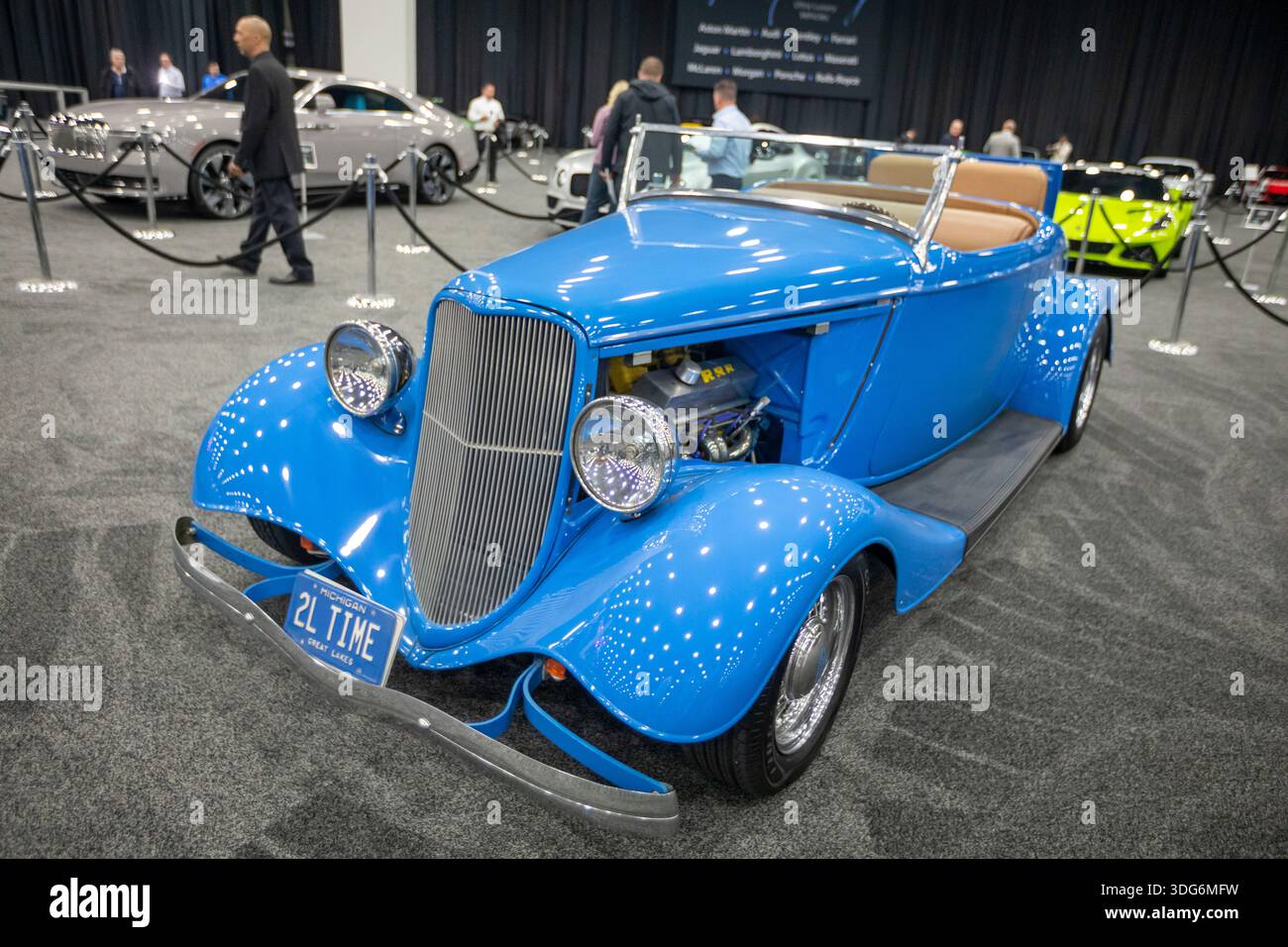 Detroit, Michigan USA - 14 January 2026 - A Ford 'Tool Time' roadster ...