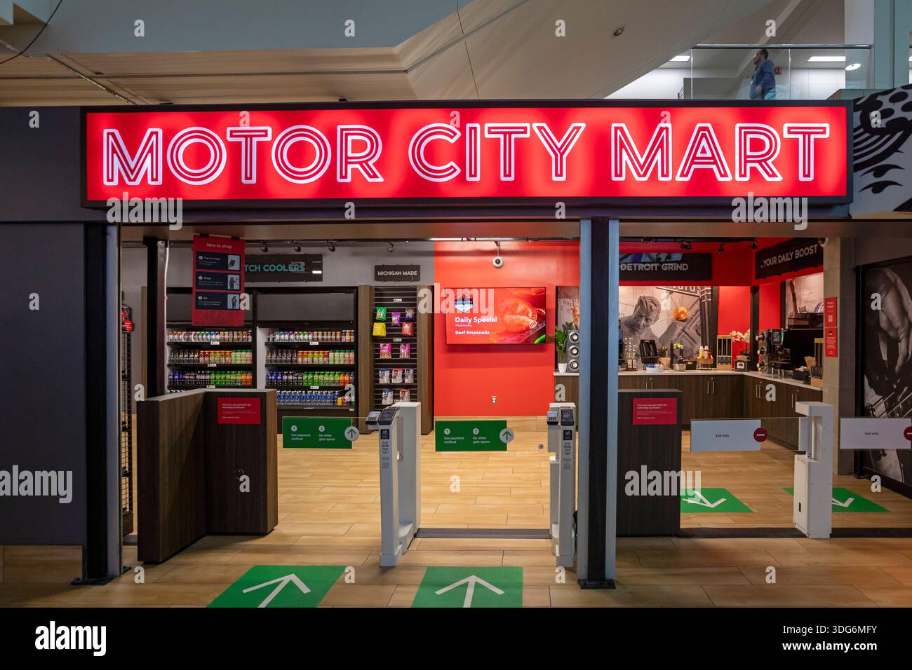 Detroit, Michigan USA - 14 January 2026 - The Motor City Mart ...