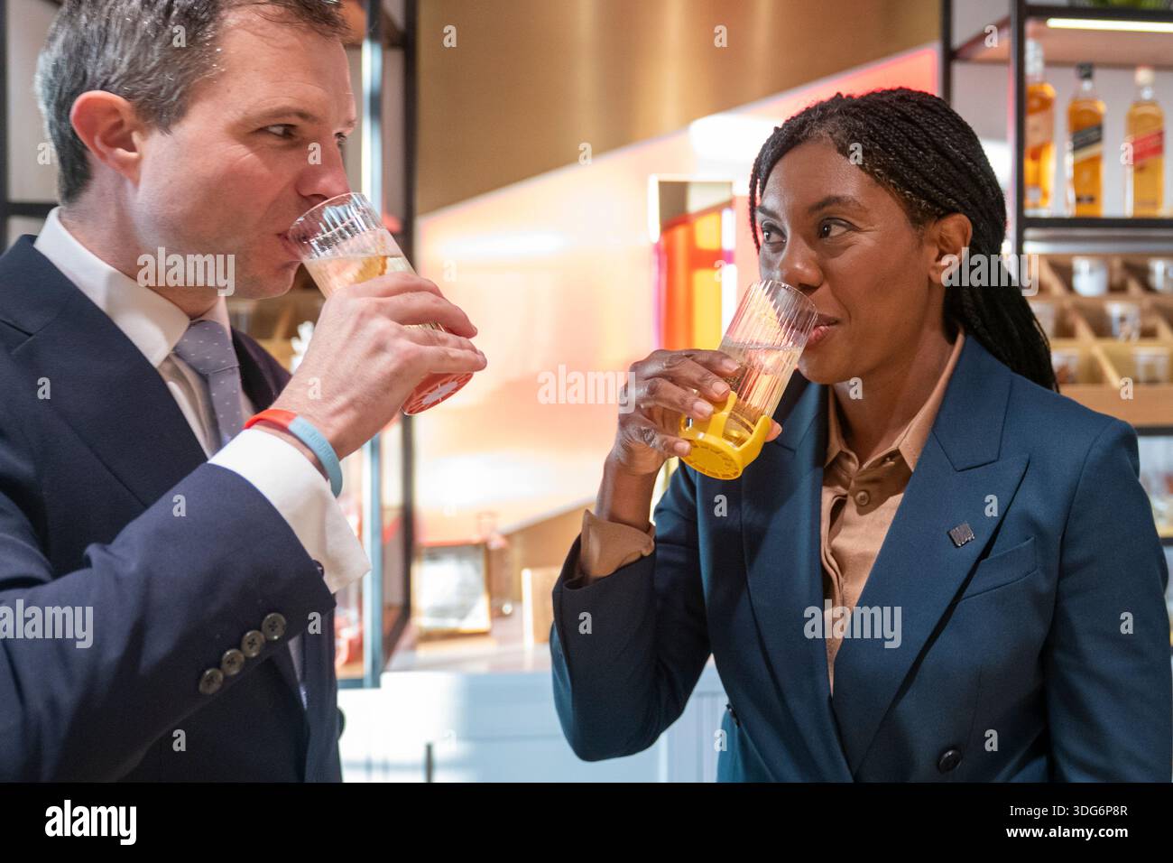 Conservative Party leader Kemi Badenoch with shadow Scottish secretary ...