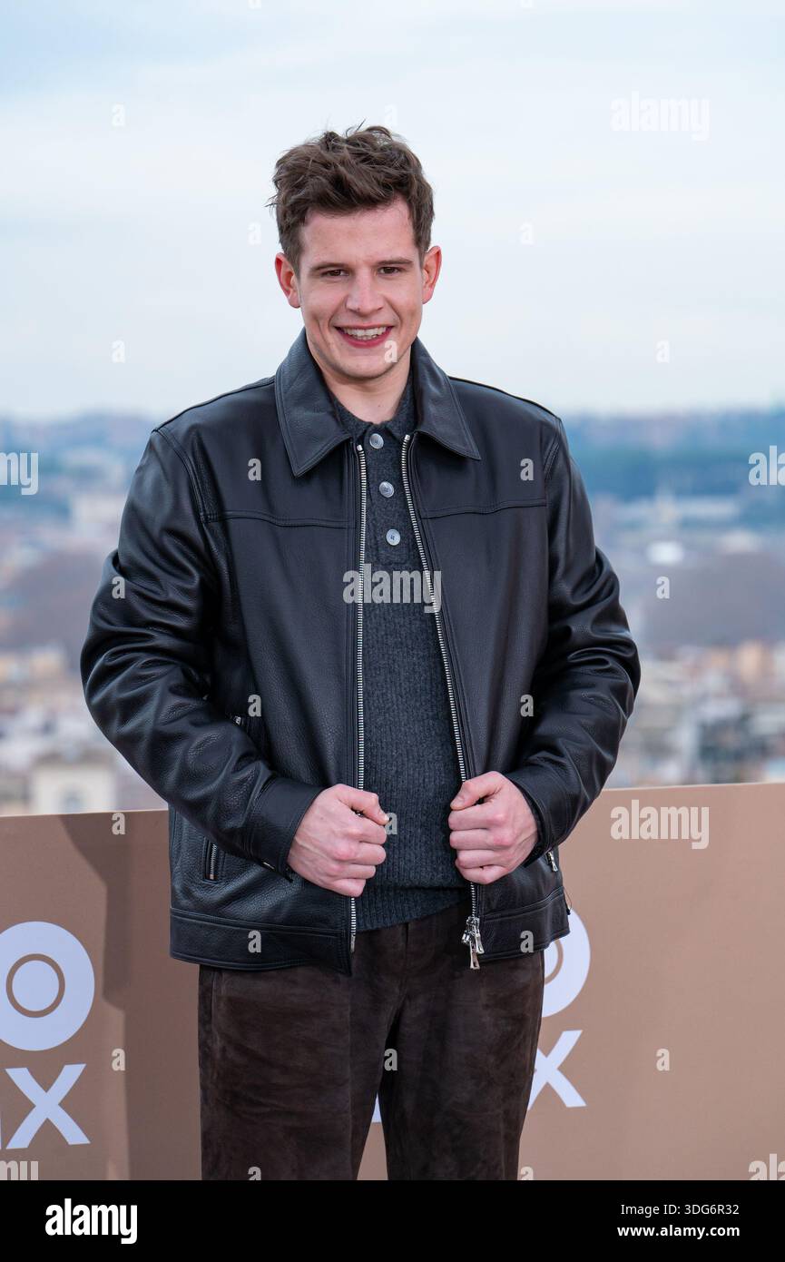 Shaun Thomas attends the HBO Max Italy photocall at Hotel De La Ville ...