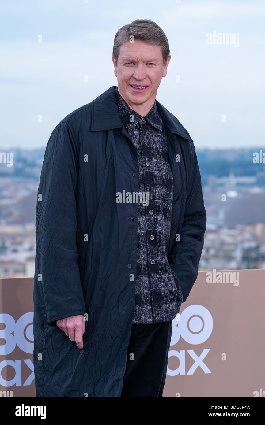 Sam Spruell attends the HBO Max Italy photocall at Hotel De La Ville in ...