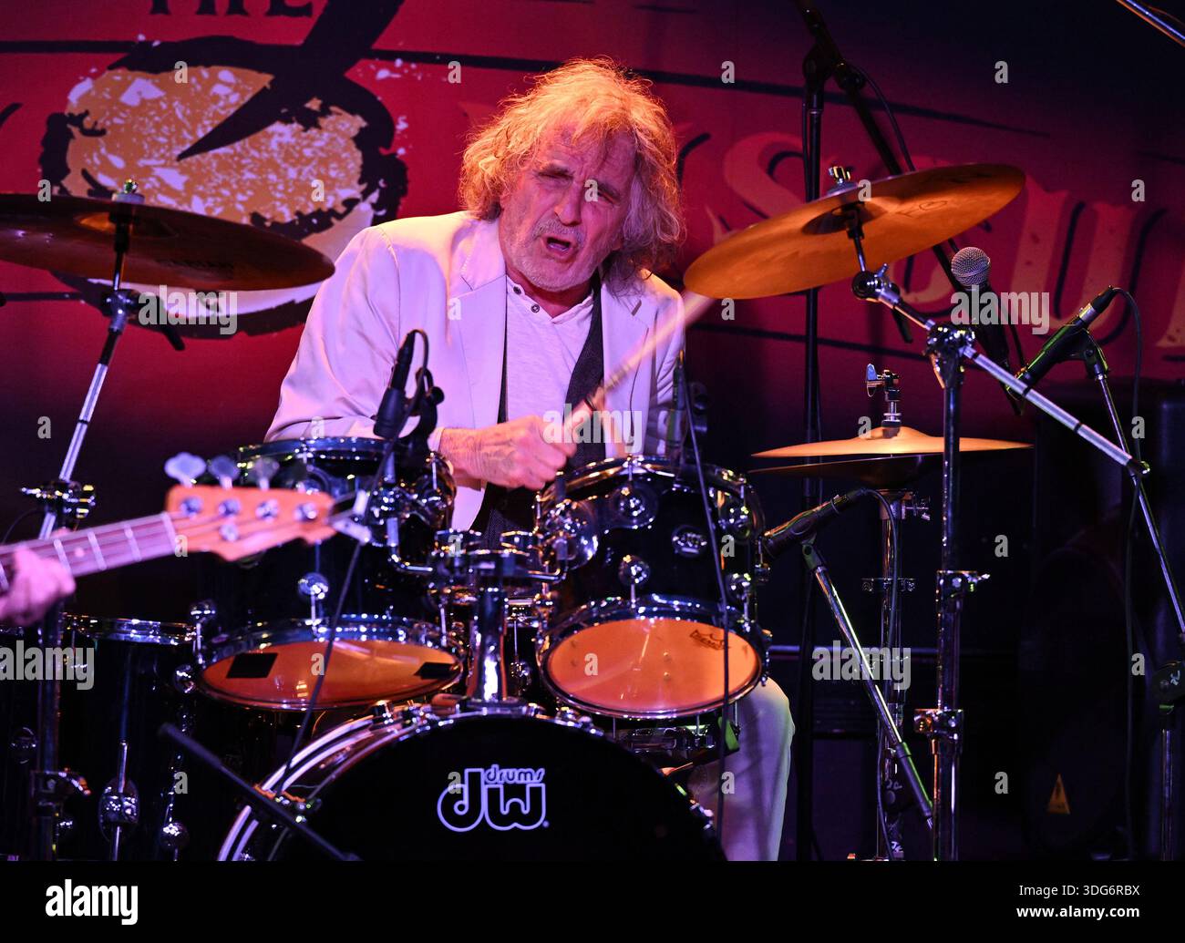 BOCA RATON - JANUARY 14: Corky Laing's Mountain performs at The Funky ...