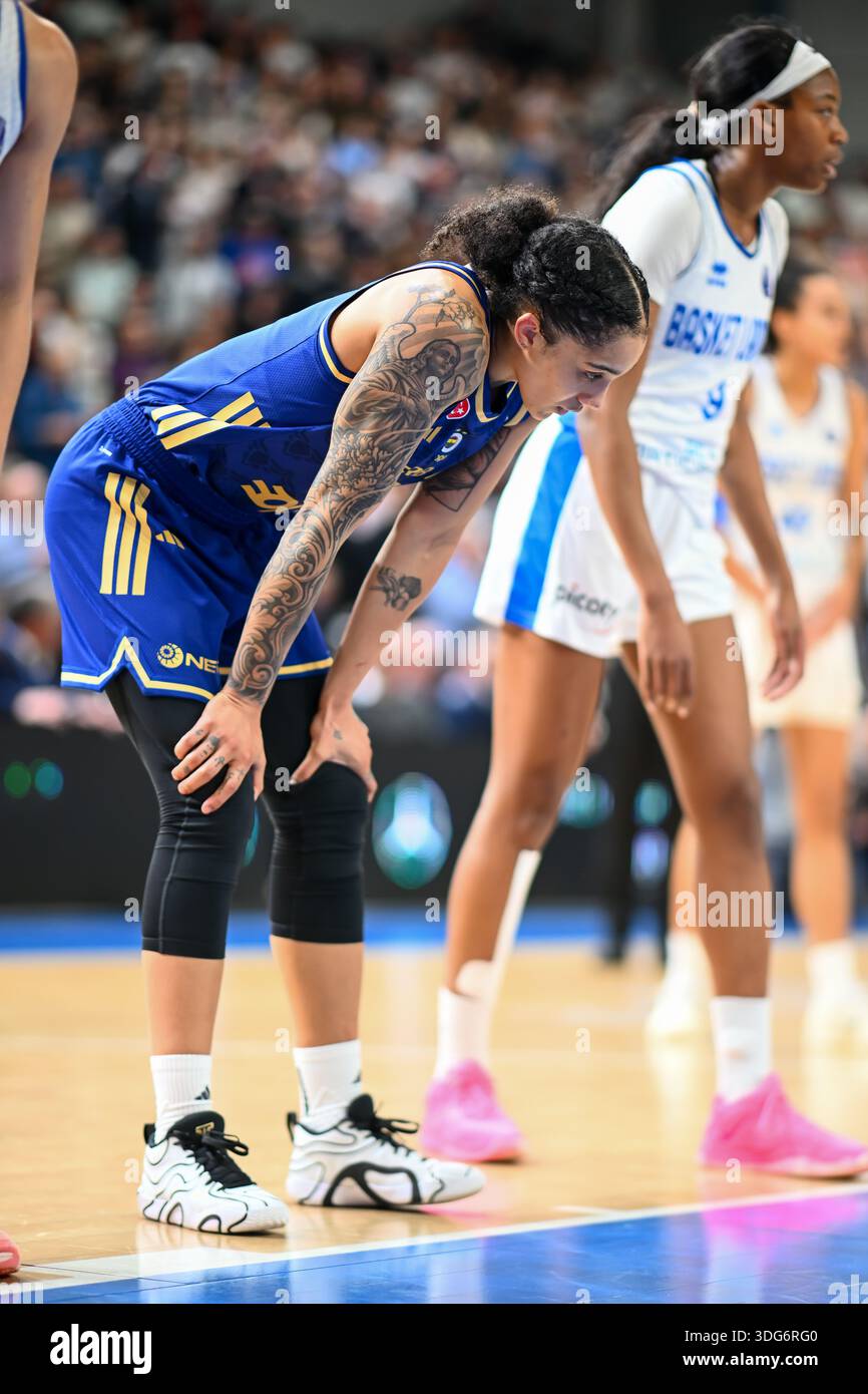 Gabby Williams of Fenerbahce during the Women's Euroleague match ...
