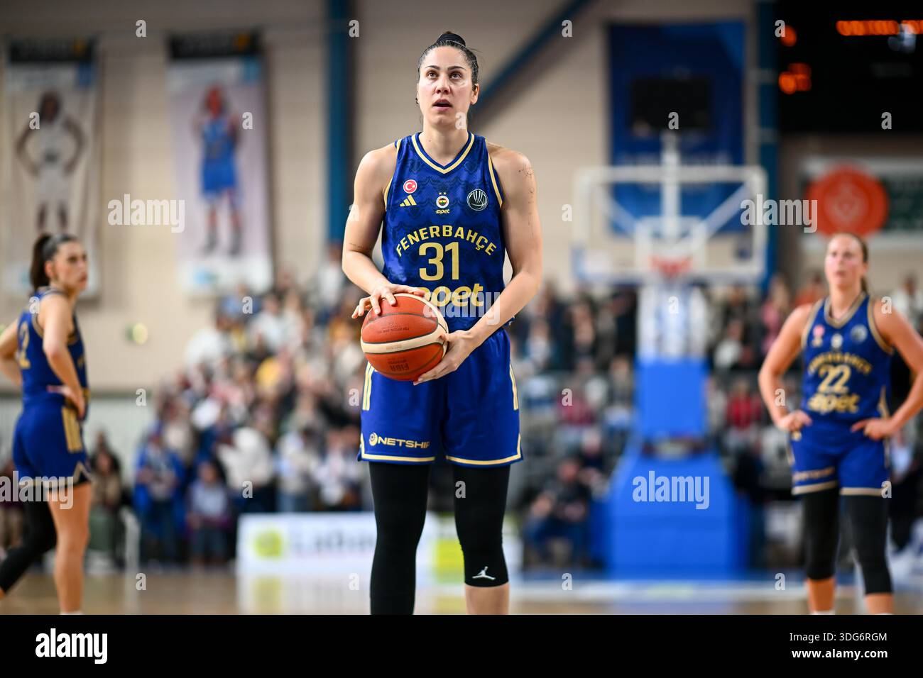 Nikolina Milic of Fenerbahce during the Women's Euroleague match ...