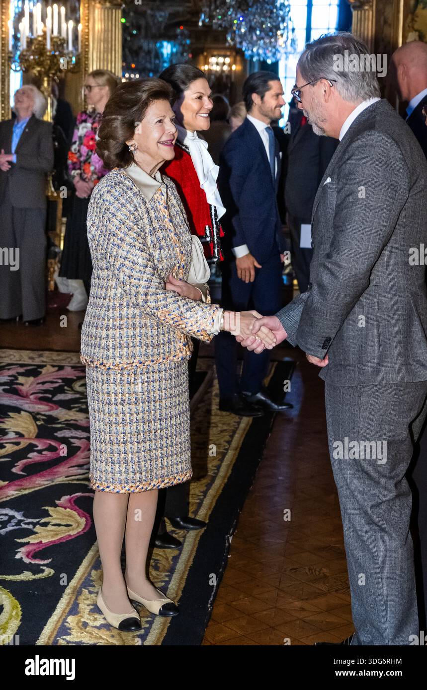 STOCKHOLM 20260115 King Carl Gustaf, Queen Silvia, Crown Princess ...