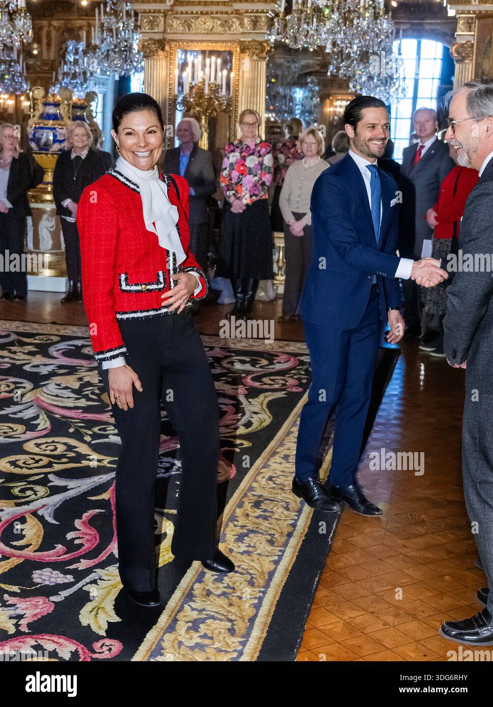 STOCKHOLM 20260115 King Carl Gustaf, Queen Silvia, Crown Princess ...