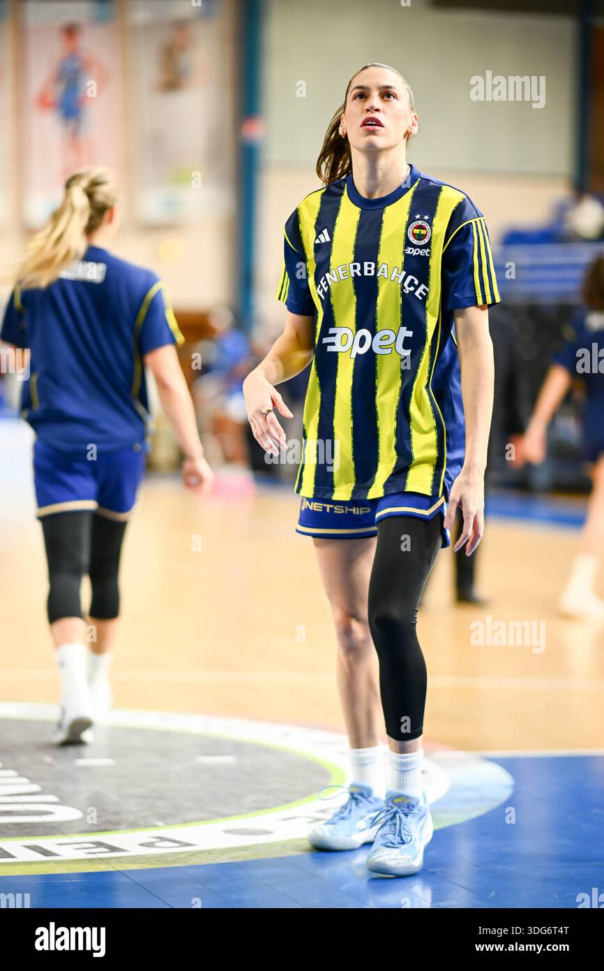Sevgi Uzun of Fenerbahce during the Women's Euroleague match between ...