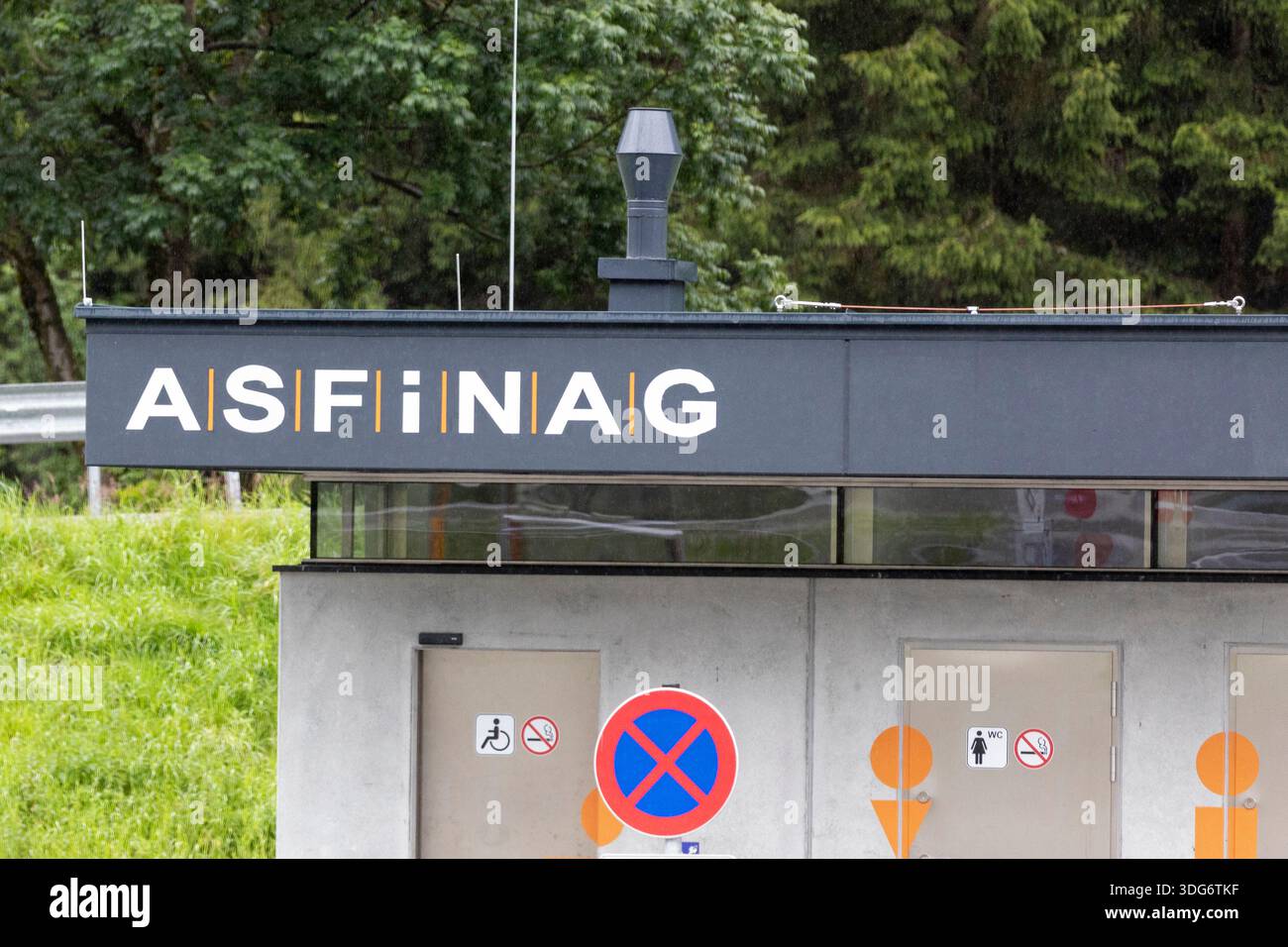 ASFINAG Autobahnraststelle, Österreich // ASFINAG motorway rest area ...