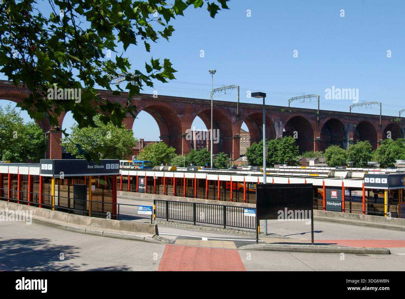 Stockport, bus station and viaduct. - Stockport, United Kingdom : May ...