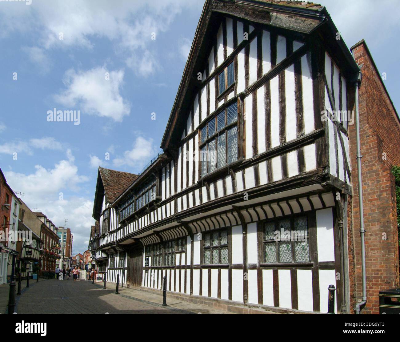Worcester, Greyfriars (1480) timber framed National trust property. - Worcester - England ...