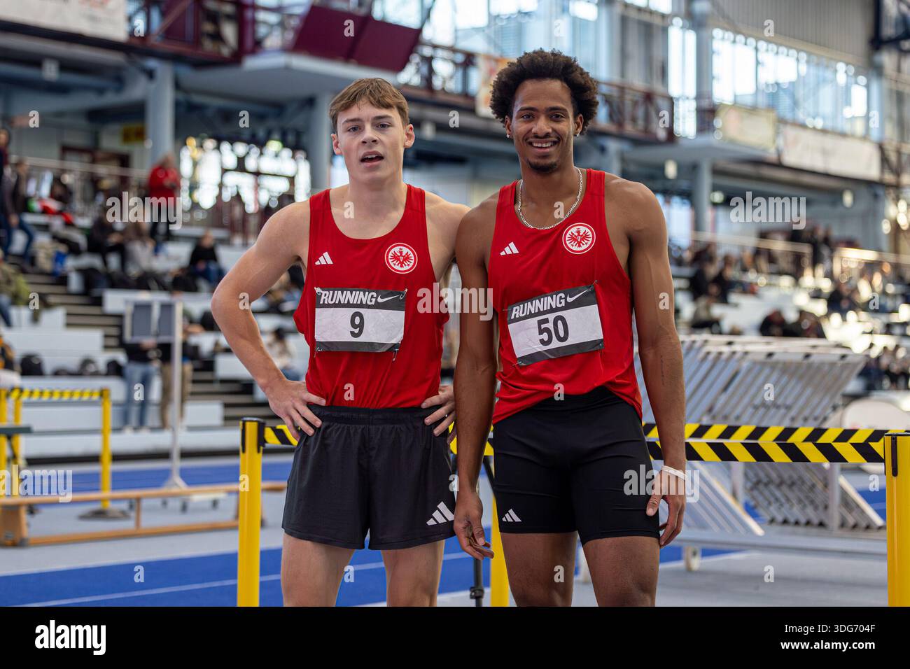 Amadeus Gräber (Eintracht Frankfurt e.V.) and Fred Isaac Fleurisson ...