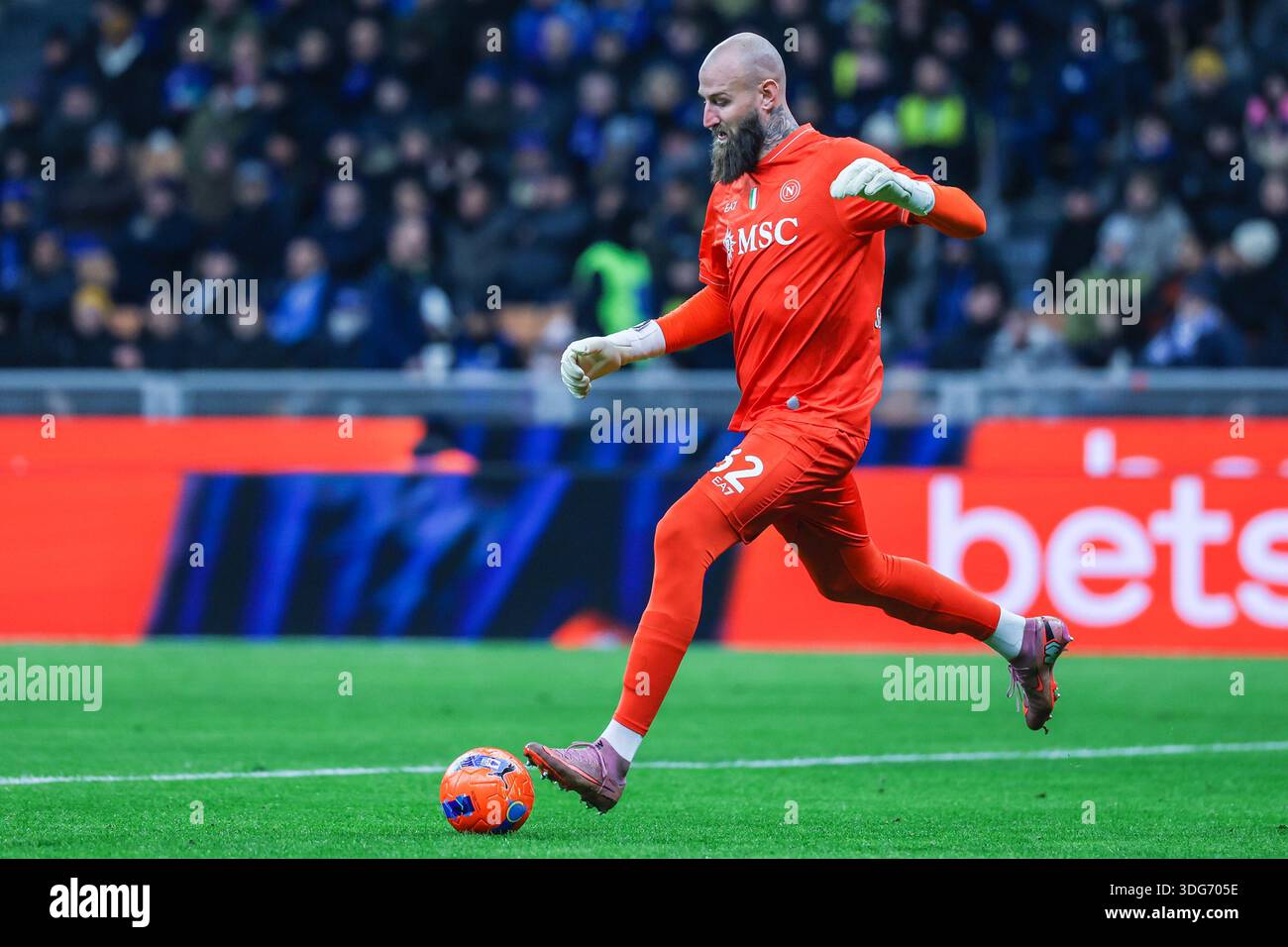Vanja Milinkovic-Savic of SSC Napoli seen in action during Serie A 2025/26 football match ...