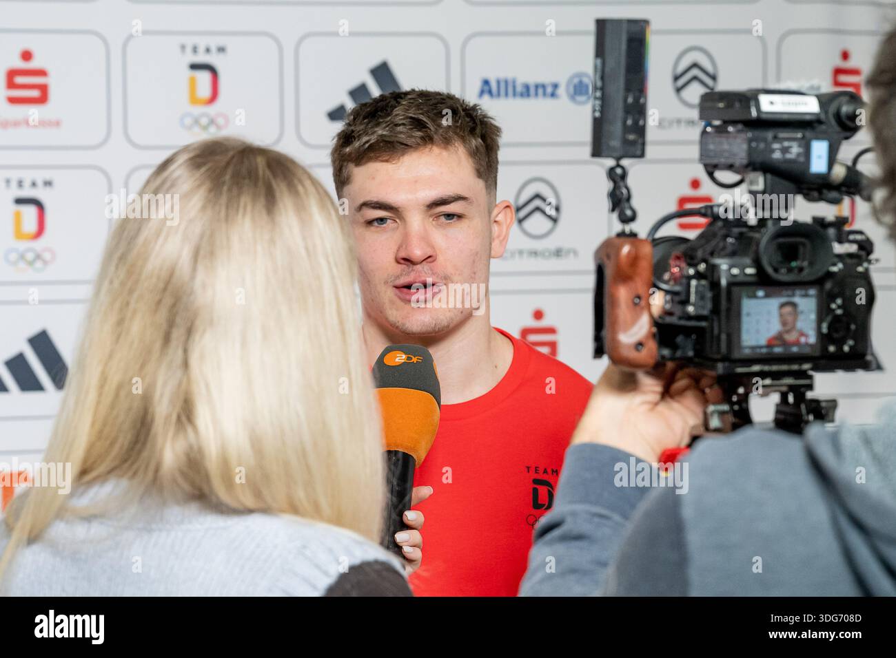 Justin Schuetz (DOSB Olympic squad German Ice Hockey Federation DEB ...