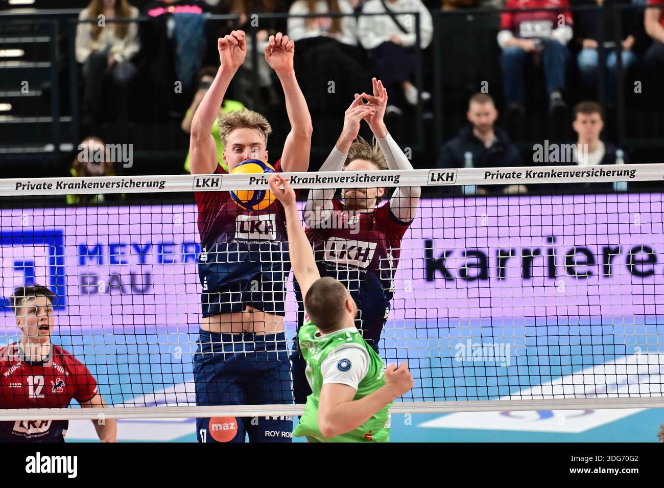 01/14/2026, LKH Arena, Lueneburg, GER; 1. VBL, SVG Lueneburg vs TSV ...