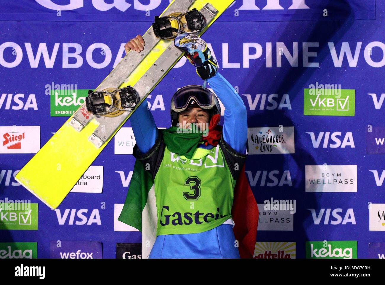 BAD GASTEIN, AUSTRIA - JANUARY 13: Joy of DALMASSO, Lucia (ITA, #3) at ...