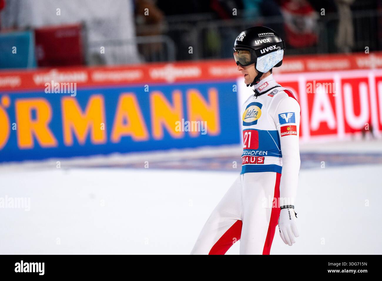 AIGNER Clemens (Austria) at the finish line, AUT, Three Kings Jump ...
