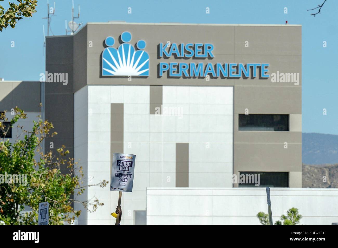 FILE - Kaiser Permanente hospital logo is seen during a nationwide ...