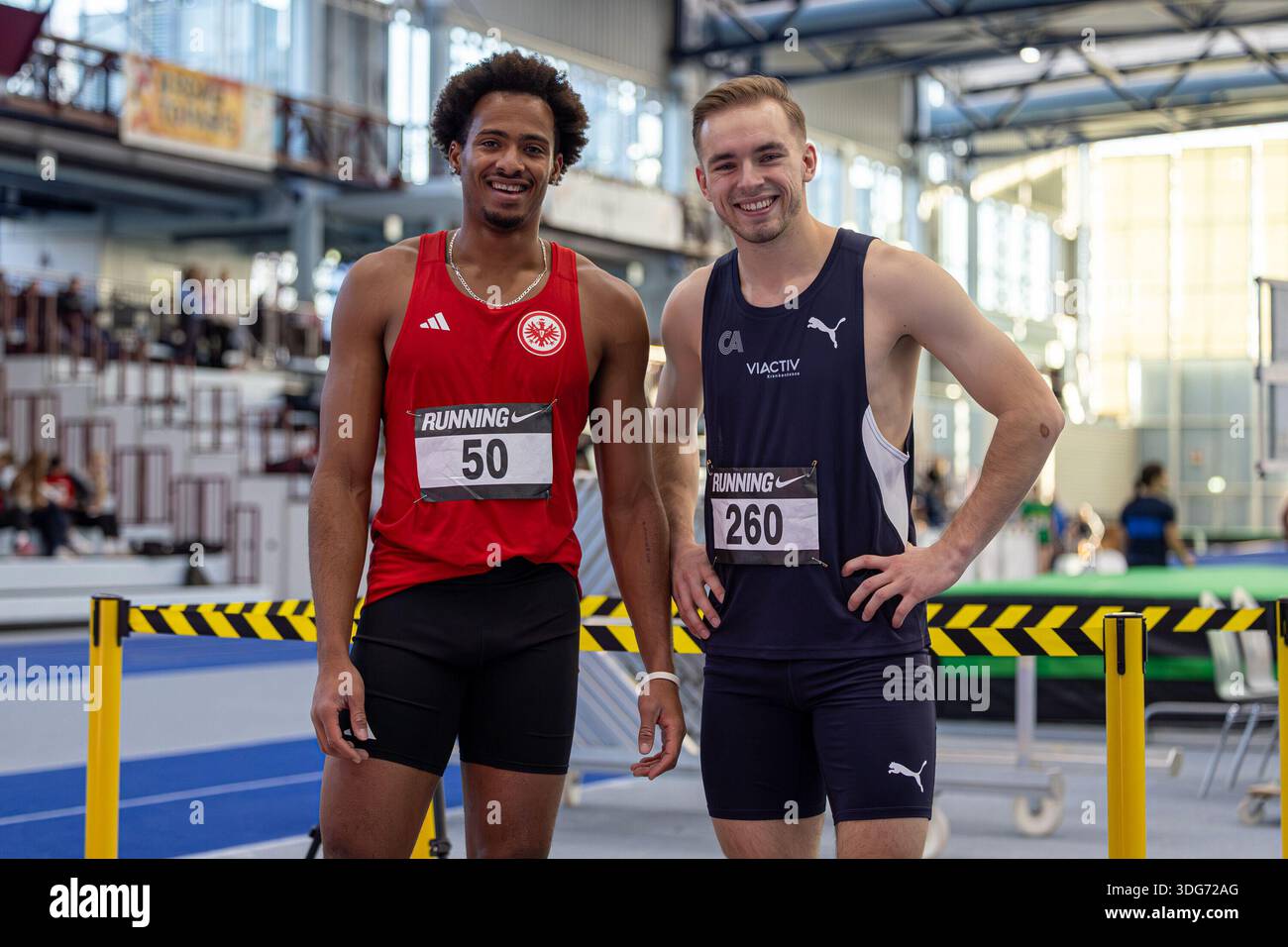 Fred Isaac Fleurisson (Eintracht Frankfurt e.V.) and Timon Dethloff ...
