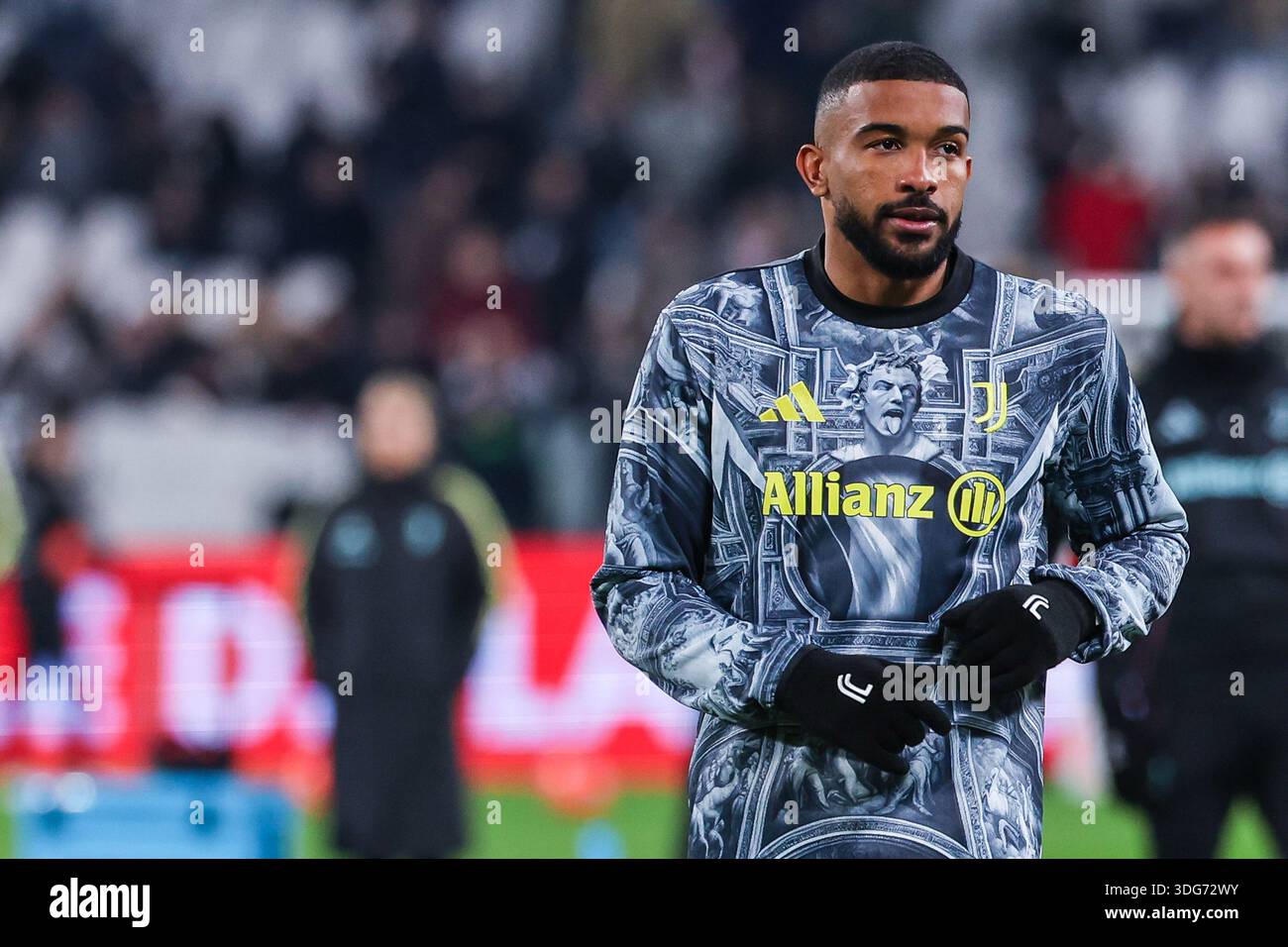 Gleison Bremer of Juventus FC looks on during Serie A 2025/26 football ...