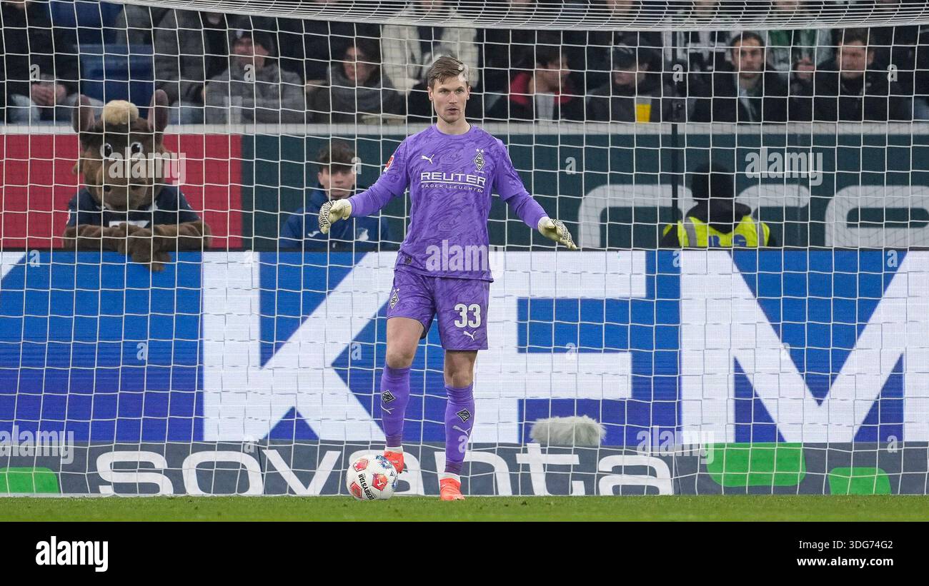 Moritz Nicolas (Goalkeeper, Torwart [goalkeeper], BMG, 33), on the ball ...