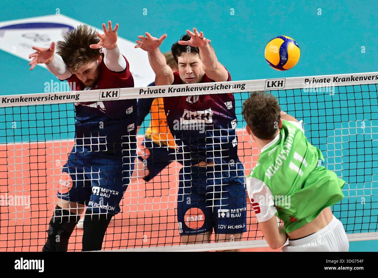 01/14/2026, LKH Arena, Lueneburg, GER; 1. VBL, SVG Lueneburg vs TSV ...