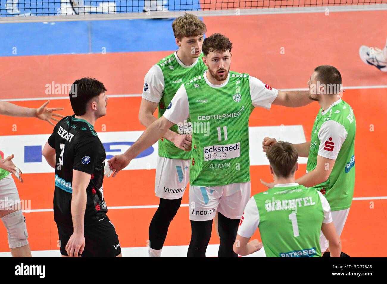 01/14/2026, LKH Arena, Lueneburg, GER; 1. VBL, SVG Lueneburg vs TSV ...