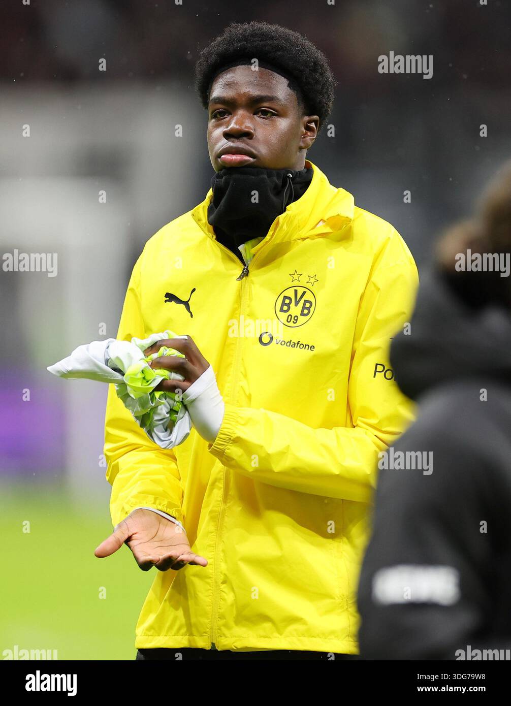 Mussa Kaba (Dortmund) Frankfurt, January 9, 2026, Football, Bundesliga ...