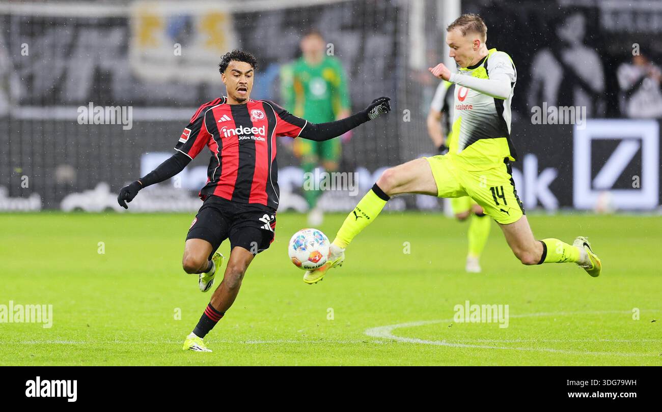from left: Nathaniel Brown (Frankfurt), Maximilian Beier Frankfurt ...