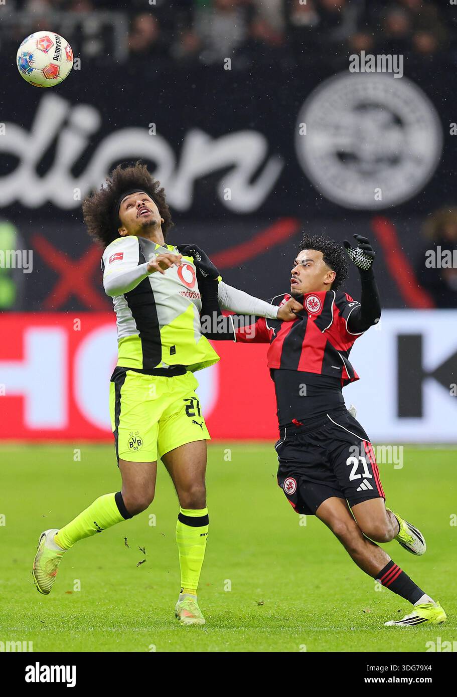 from left: Karim-David Adeyemi, Nathaniel Brown (Frankfurt) Frankfurt ...