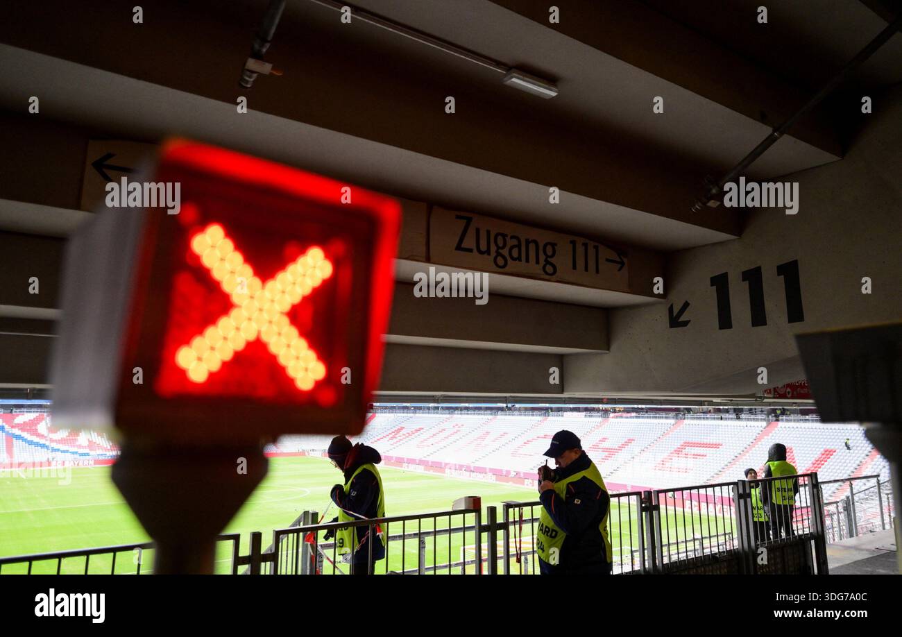 Blocked South Curve Block 111, Allianz Arena Munich, January 11, 2026 ...