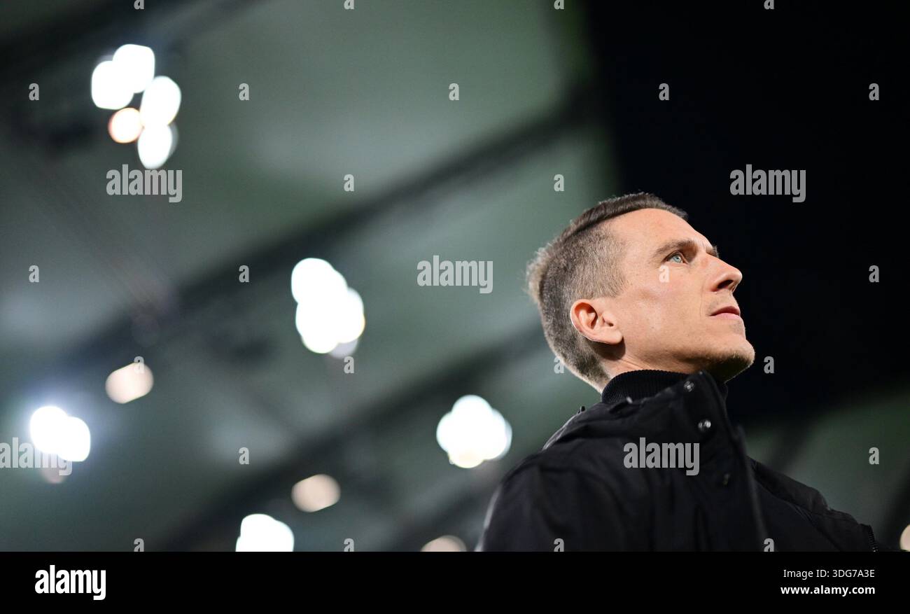 Trainer [coach] Daniel Bauer (Wolfsburg) Wolfsburg, January 14, 2026 ...
