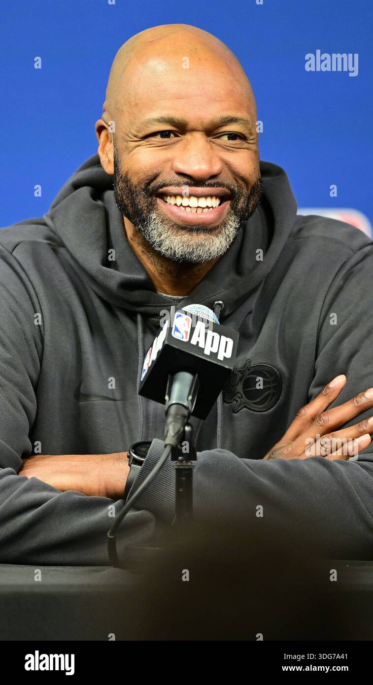 Trainer [coach] Jamahl Mosley (Magic) Berlin, January 15, 2026 ...