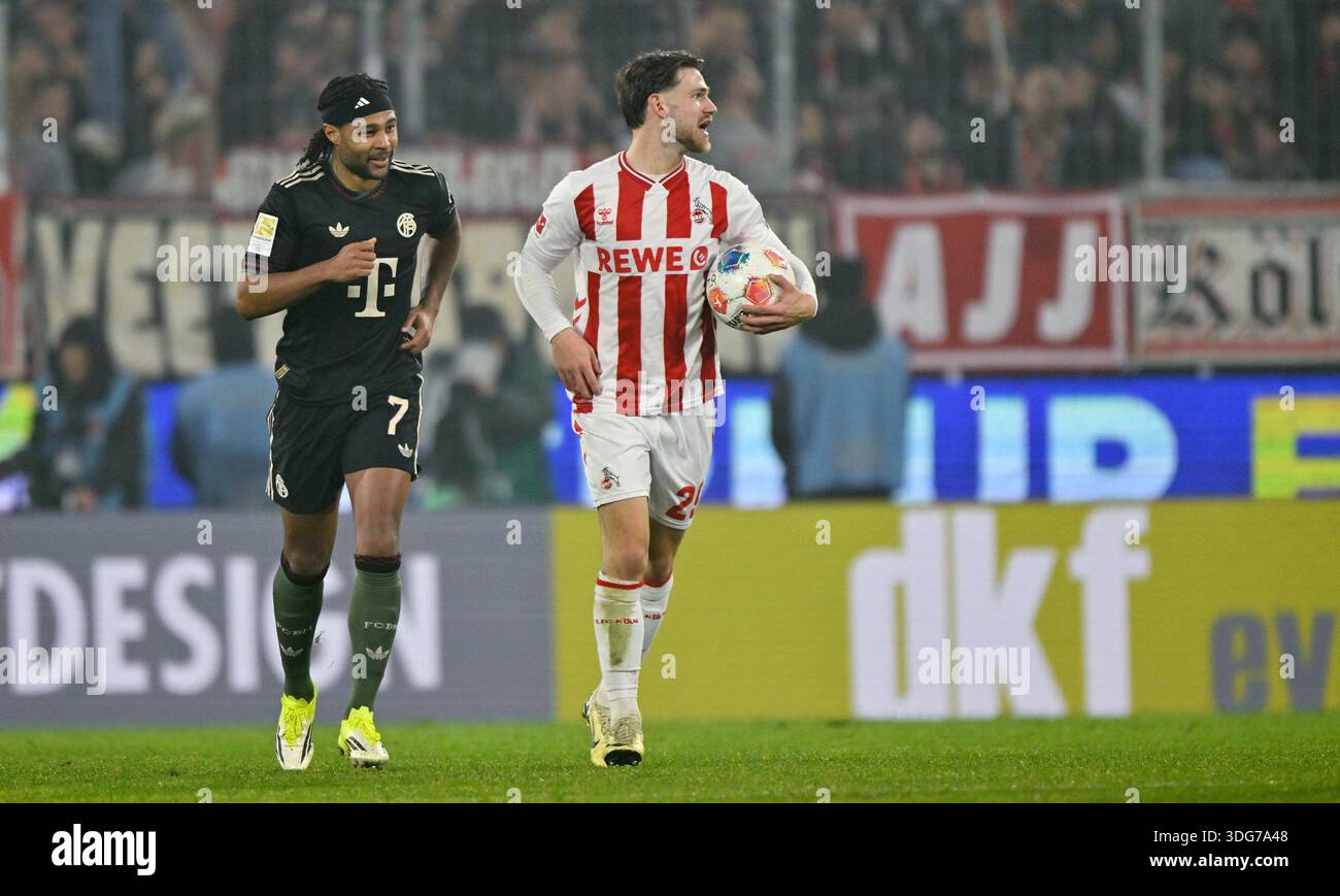 1:1 Goal, celebration, from left: goal scorer Serge Gnabry (Bayern ...