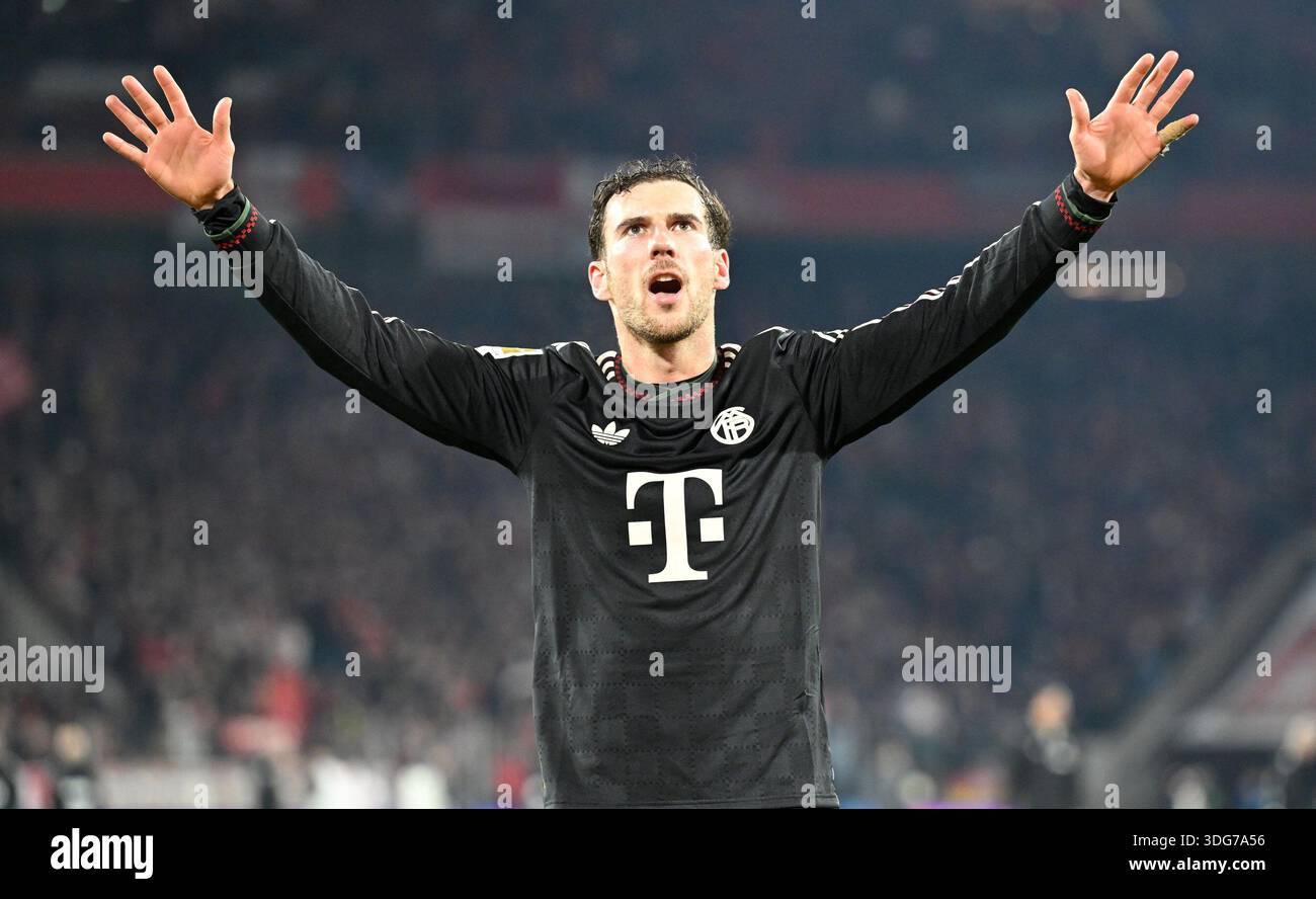 Final celebration, Leon Goretzka (Bayern) Cologne, January 14, 2026 ...